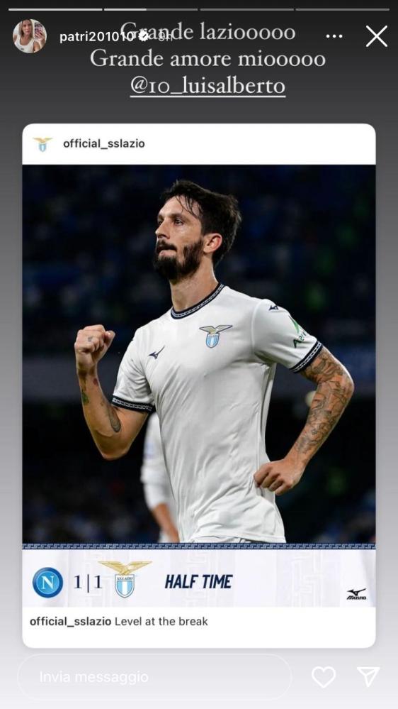 Luis Alberto, il suo gol fa impazzire la moglie: la reazione sui social ...